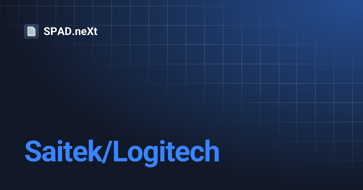 Saitek/Logitech | SPAD.neXt